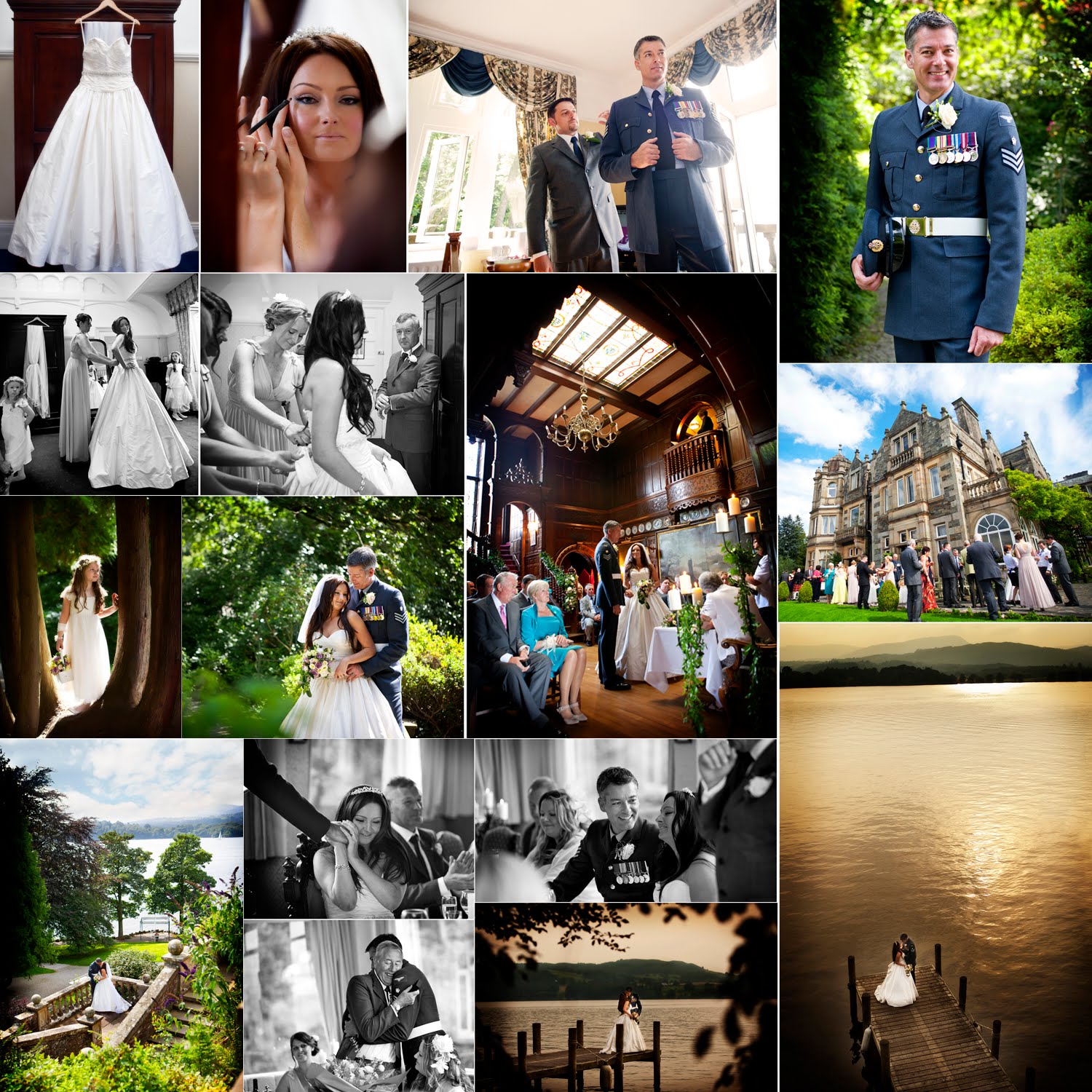 Wedding Photography at Langdale Chase Hotel, Windermere : Tony & Hazel